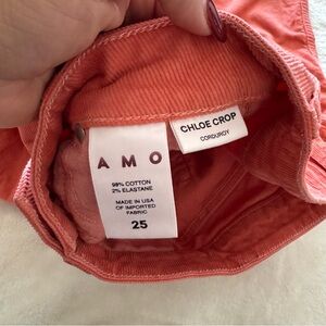 AMO | Pants & Jumpsuits | Amo X Free People Flame Orange Chloe Corduroy ...